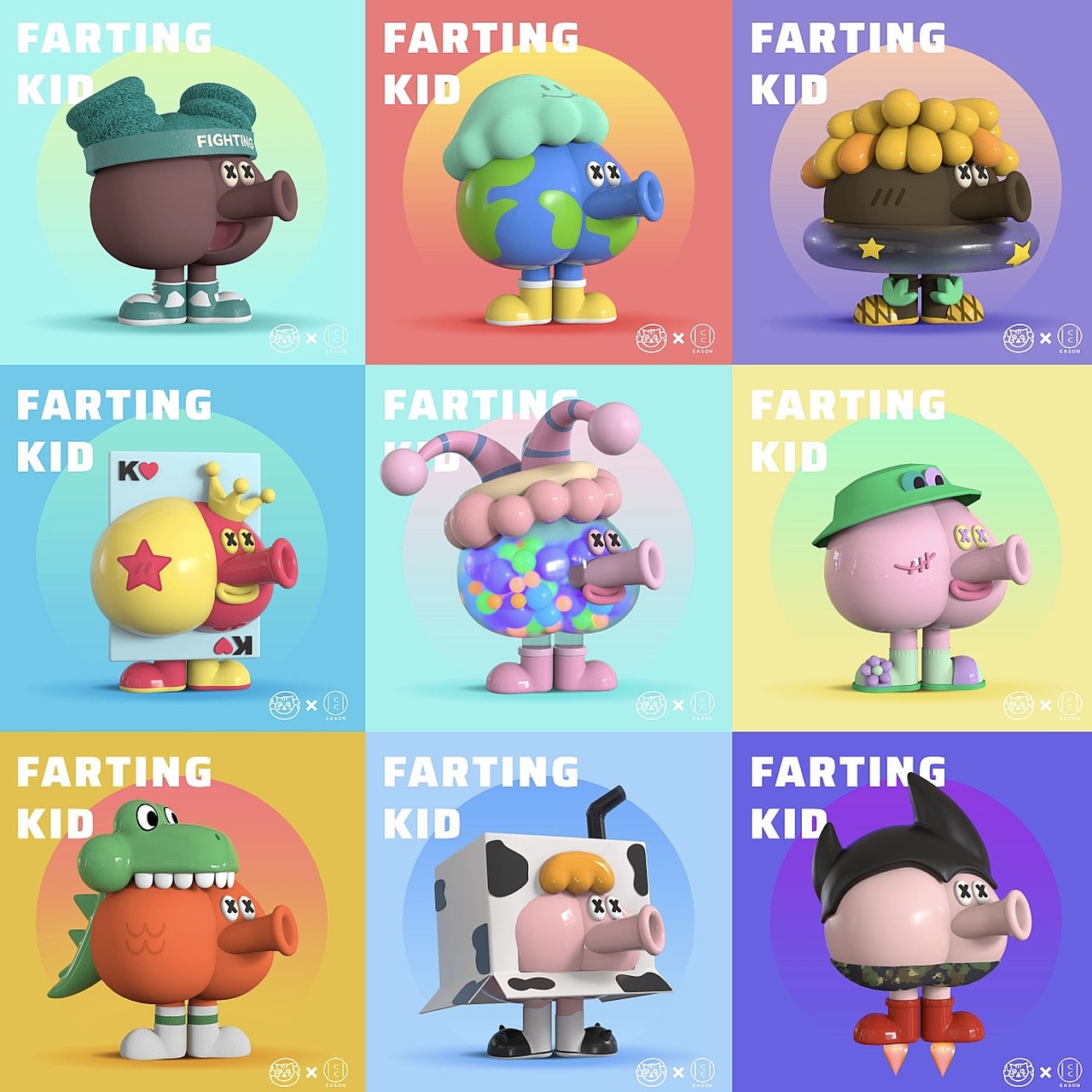 放屁小孩——噗噗_猫肆zZZ-站酷ZCOOL