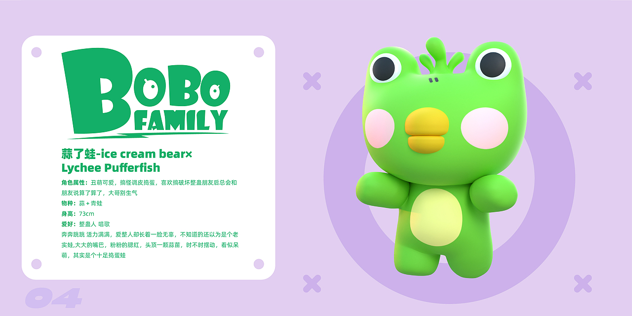 原创IP设计|BOBO家族ip设计-（可授权）×方方面面_方方面面STU-站酷ZCOOL