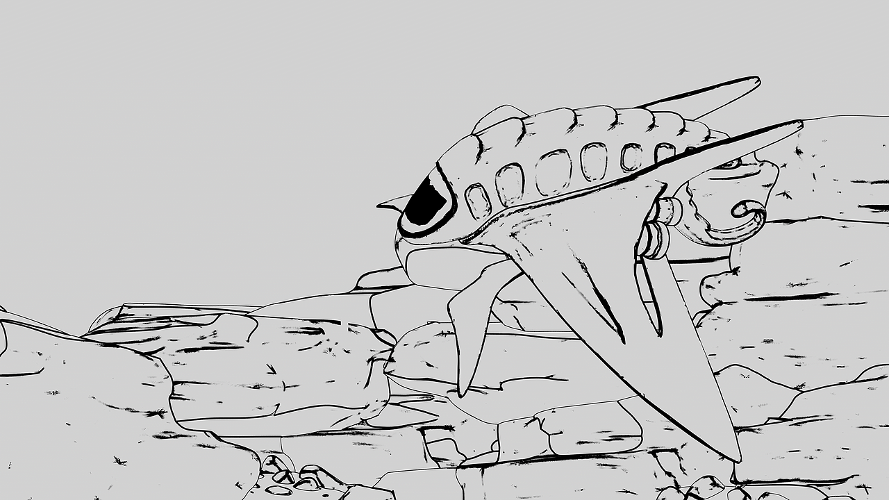 clarisse NPR 测试 MOV_夏默_XiaMo-站酷ZCOOL