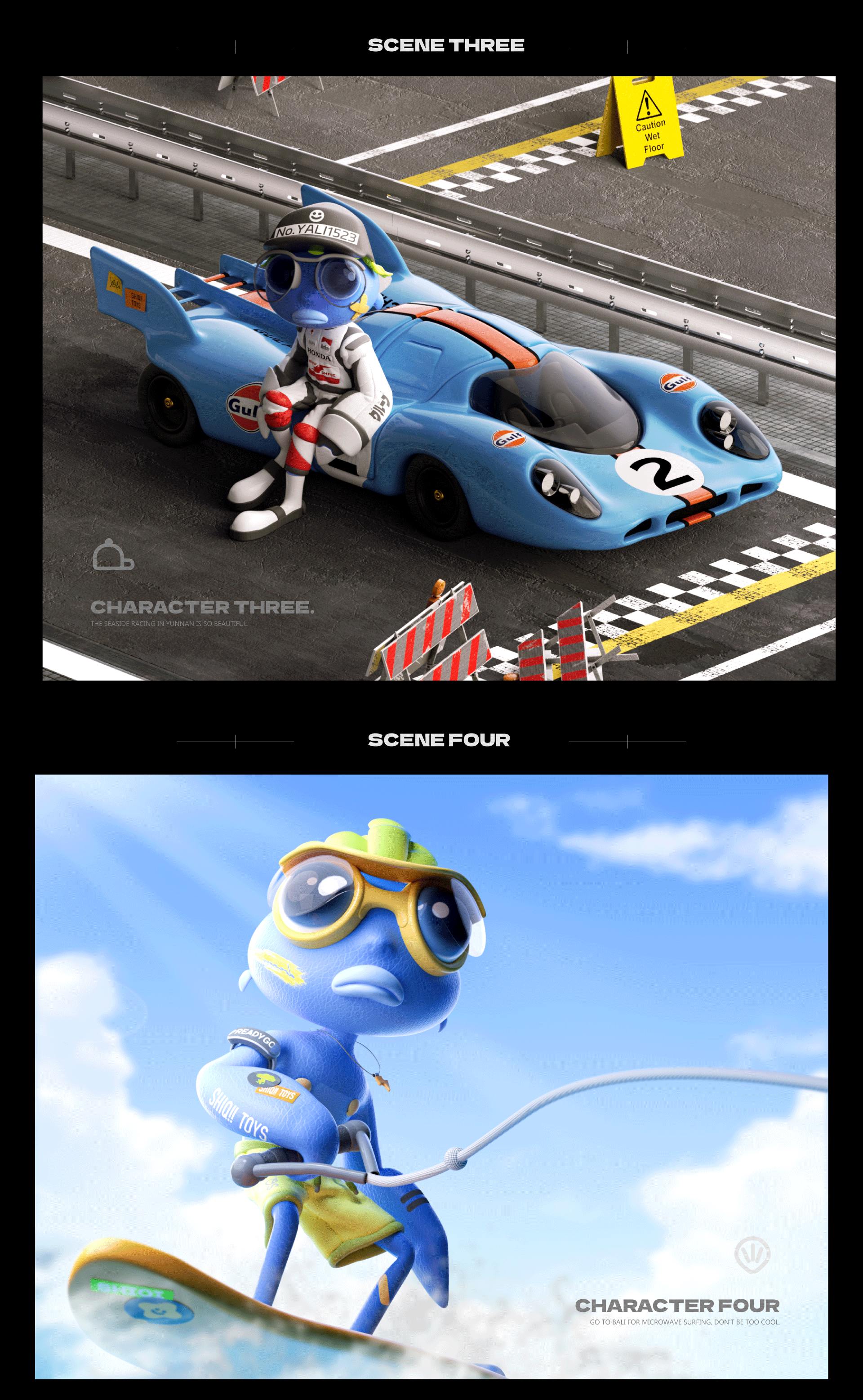 [士气集团] 角色IP设计-FISH BOY SQ1523_鸭梨Yaling-站酷ZCOOL