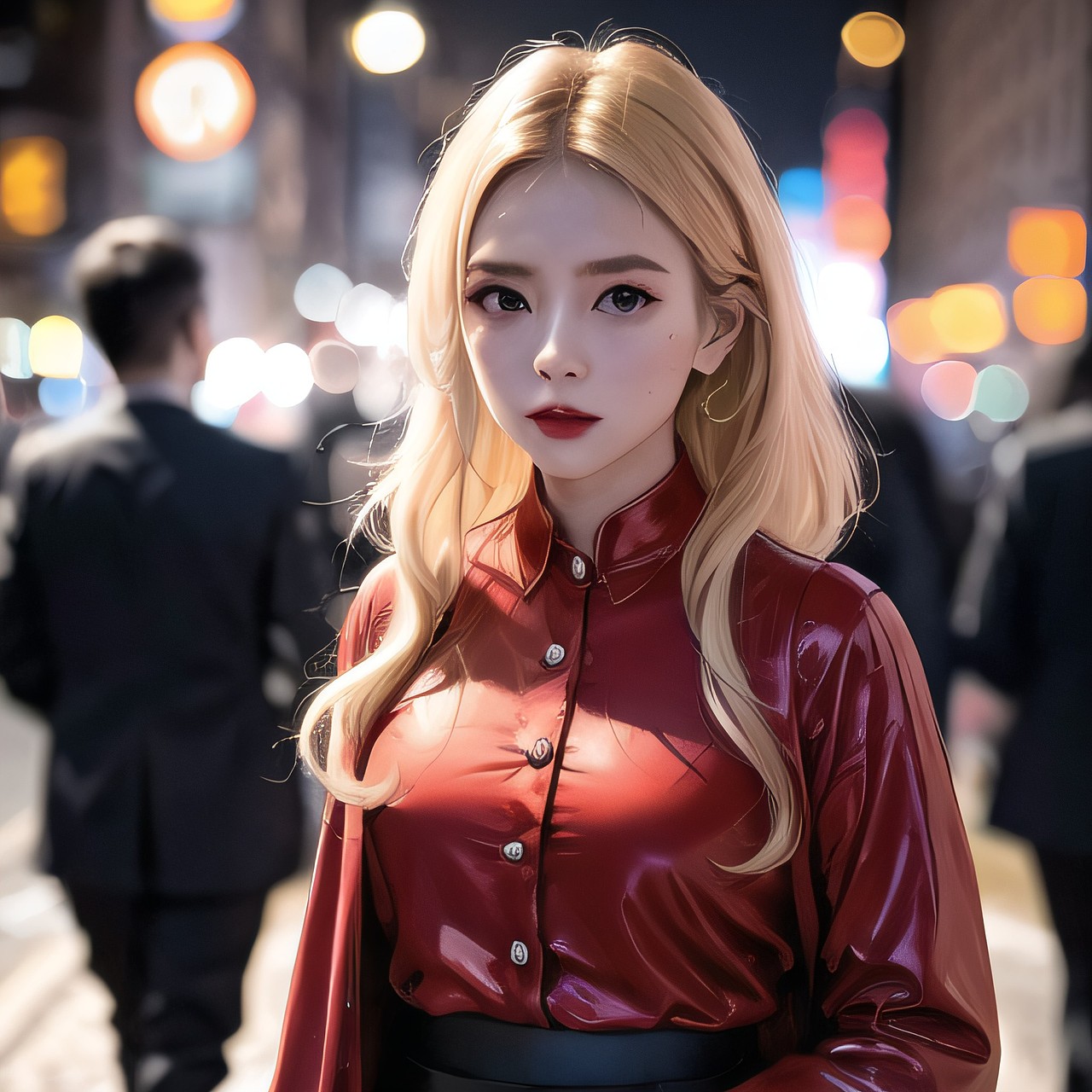 红衣女子_我叫青紫-站酷ZCOOL