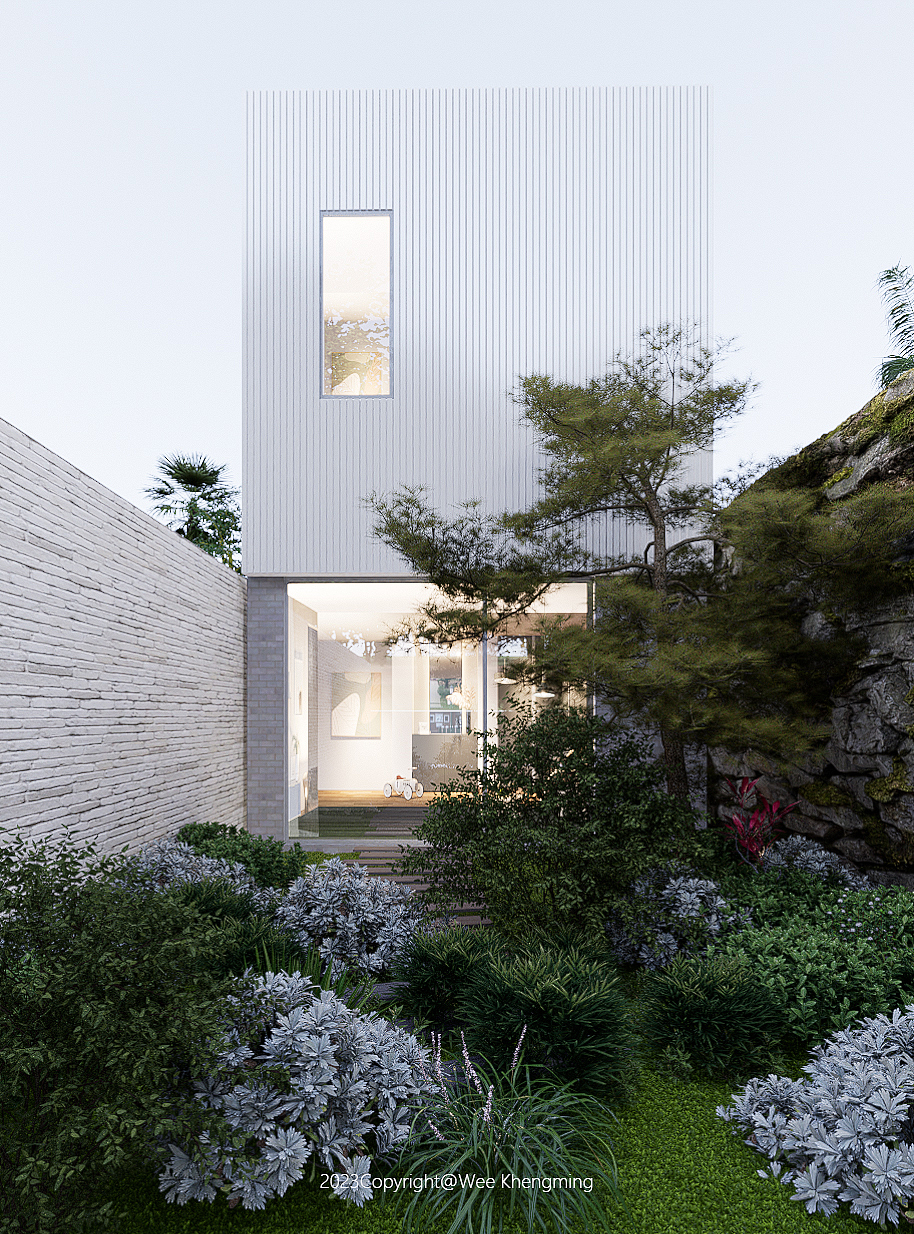 效果图表现 —《阴天氛围感别墅》_Weekhengming-站酷ZCOOL