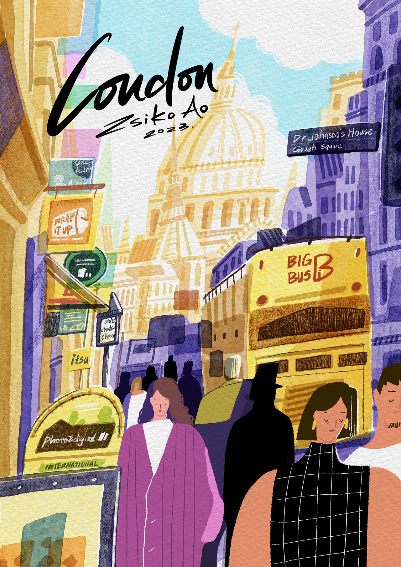 用插画周游世界2_ZsikoAo-站酷ZCOOL