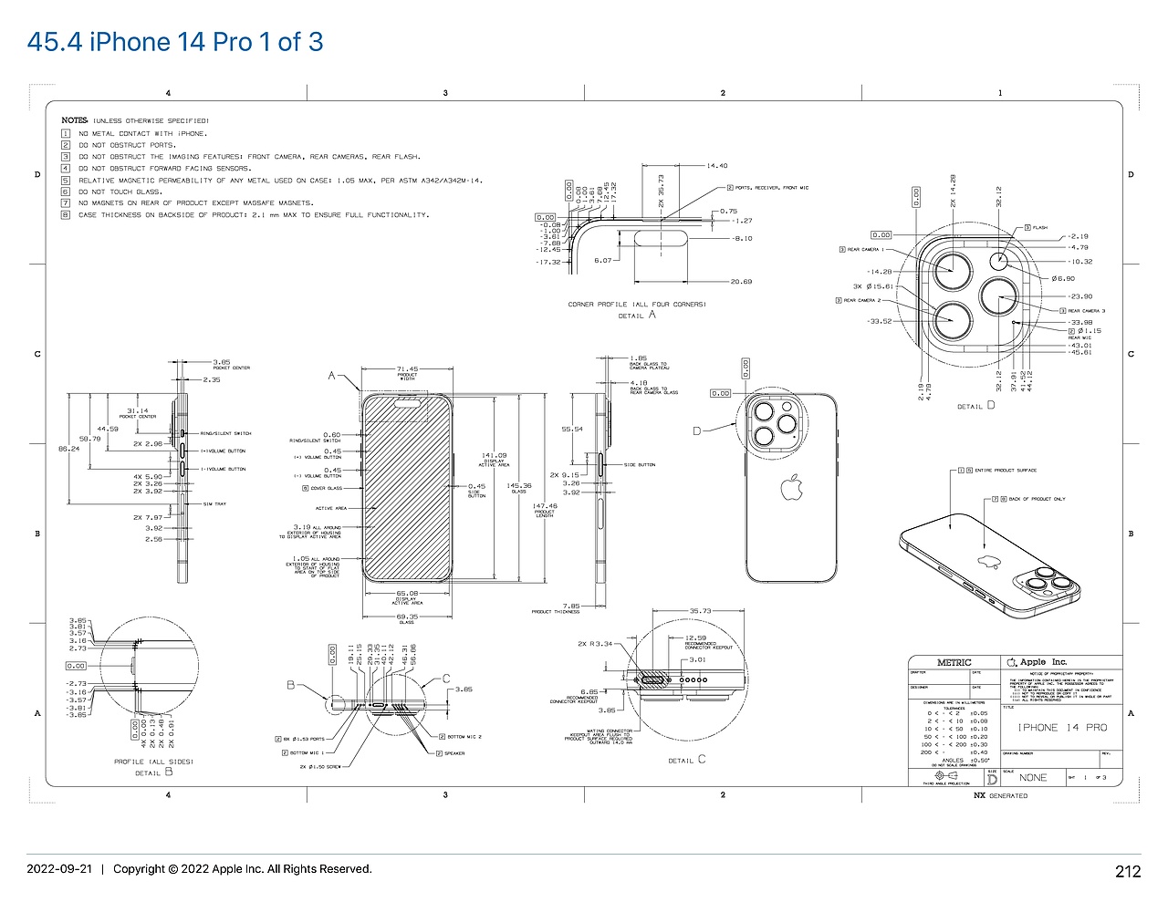 iPhone 14 手机3D模型_3D模型-站酷ZCOOL