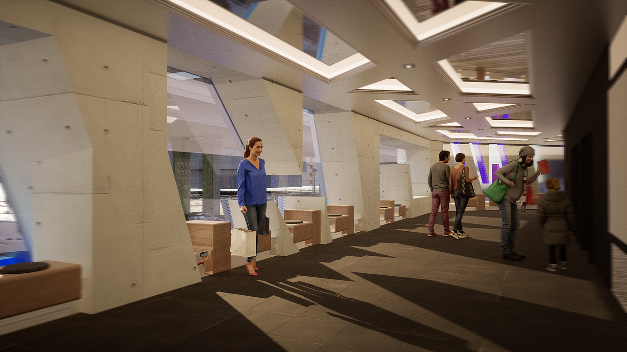 《长沙7MALL》室内外升级设计方案：门头设计+室内升级_MANDOXIE谢祚森-站酷ZCOOL