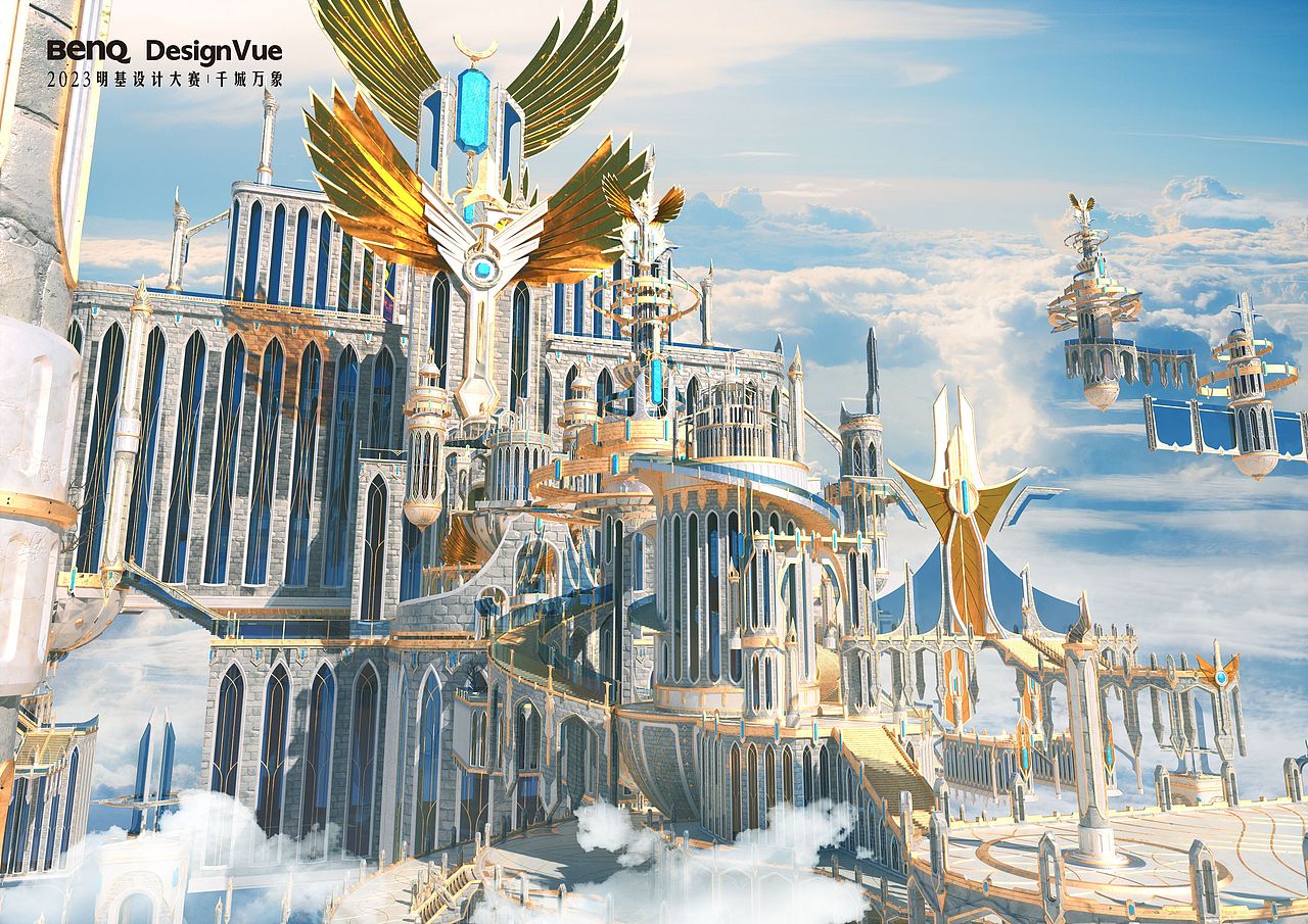 《千城，万象》——翎云仙宫_北冥KING_Roc-站酷ZCOOL