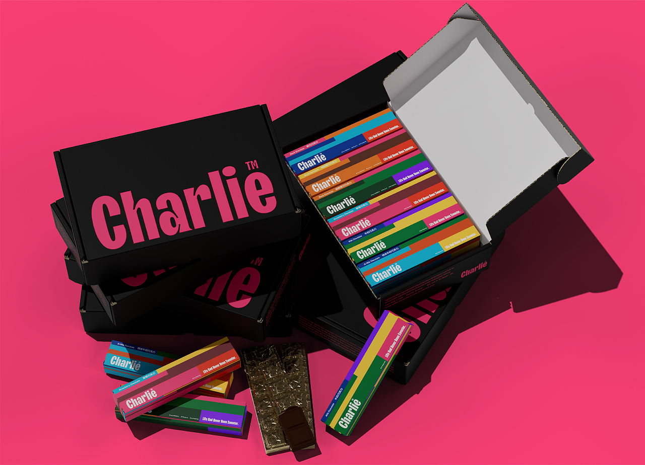 Charlie chocolate | 巧克力包装设计_oao_-站酷ZCOOL