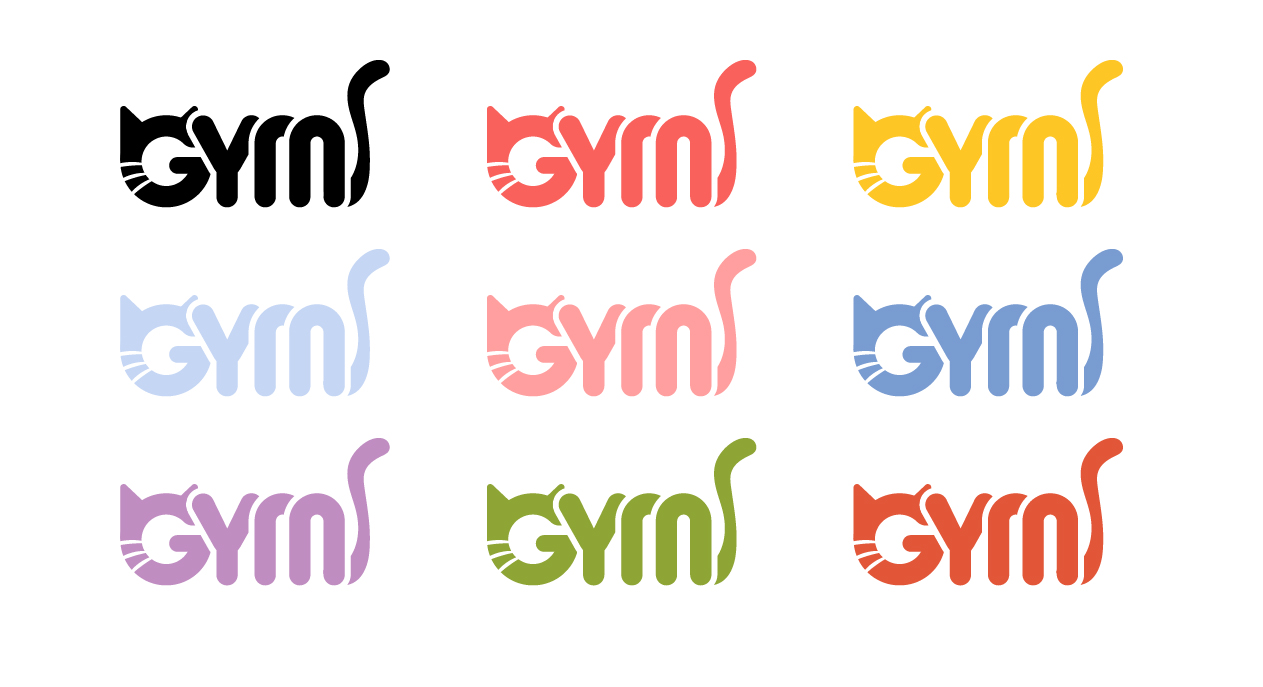 GYM宠物品牌标志_吱屋猪Huhu-站酷ZCOOL