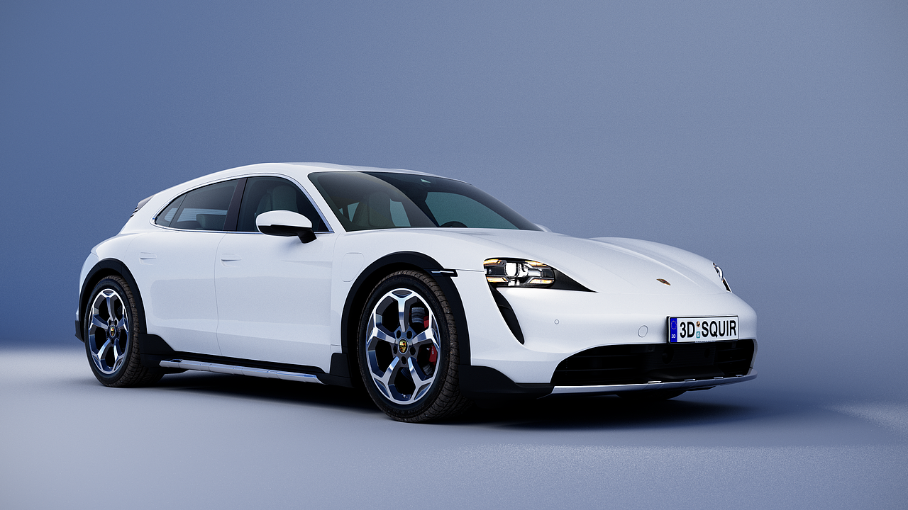 Porsche Taycan 4 Cross Turismo_Charon_C-站酷ZCOOL