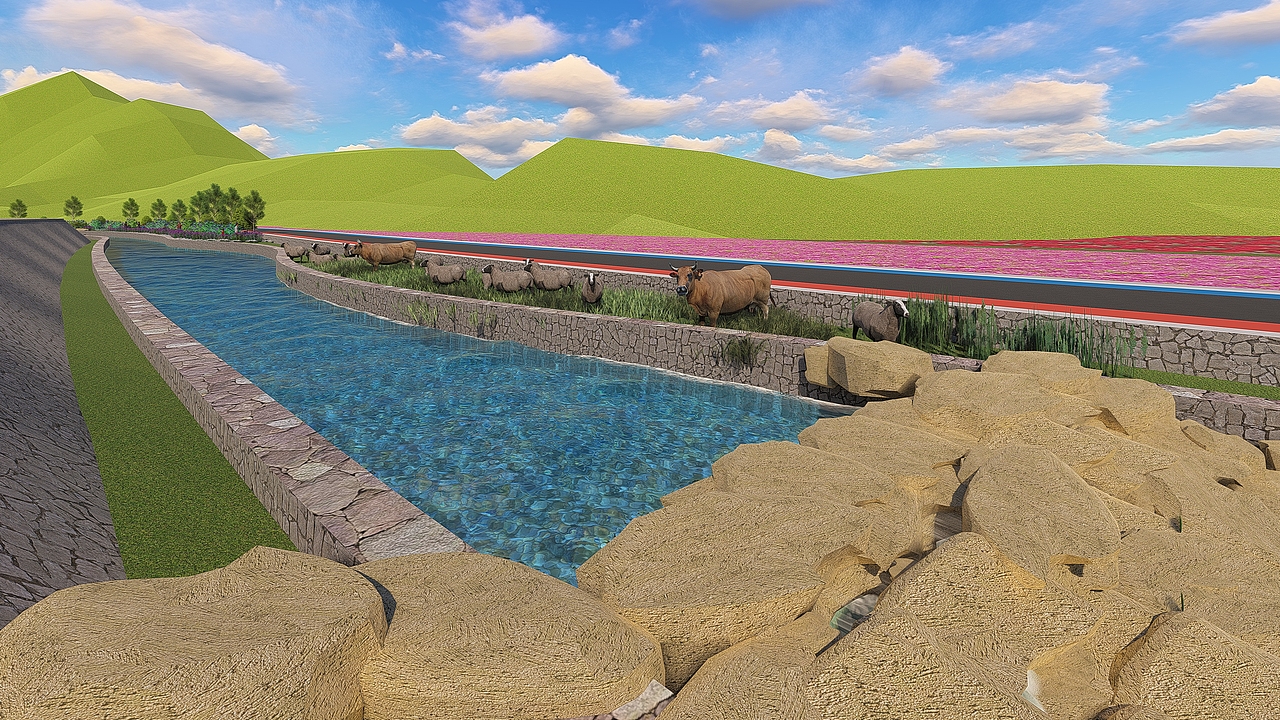 河道规划_弘辉-站酷ZCOOL