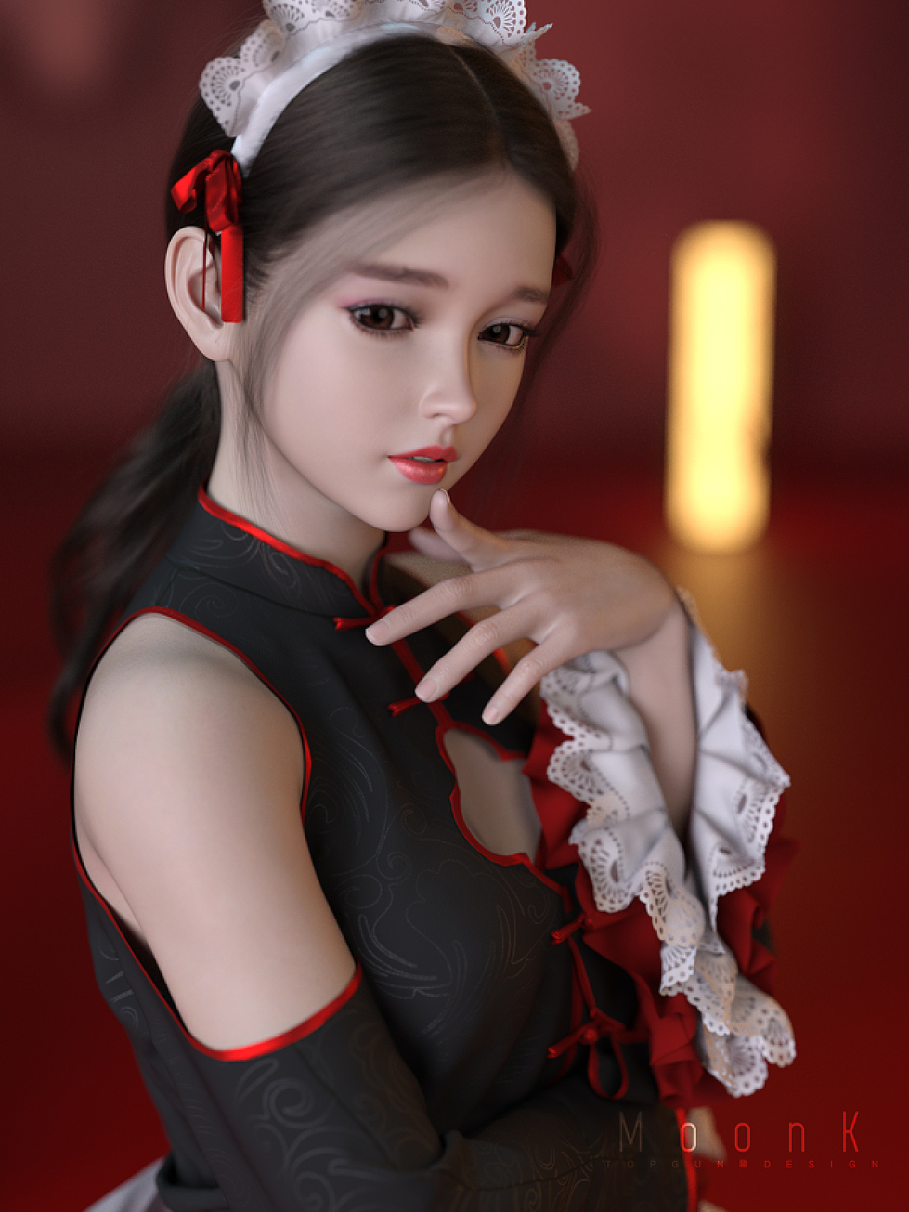 东方女仆系列服装04 女仆装道简创意 站酷zcool