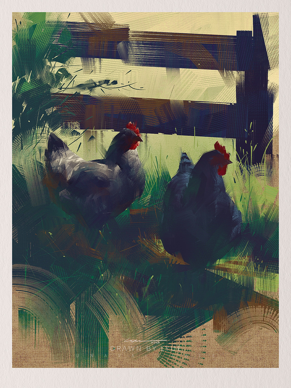 iPad风景插画合集（2023.04）_厘鱼Lyue-站酷ZCOOL