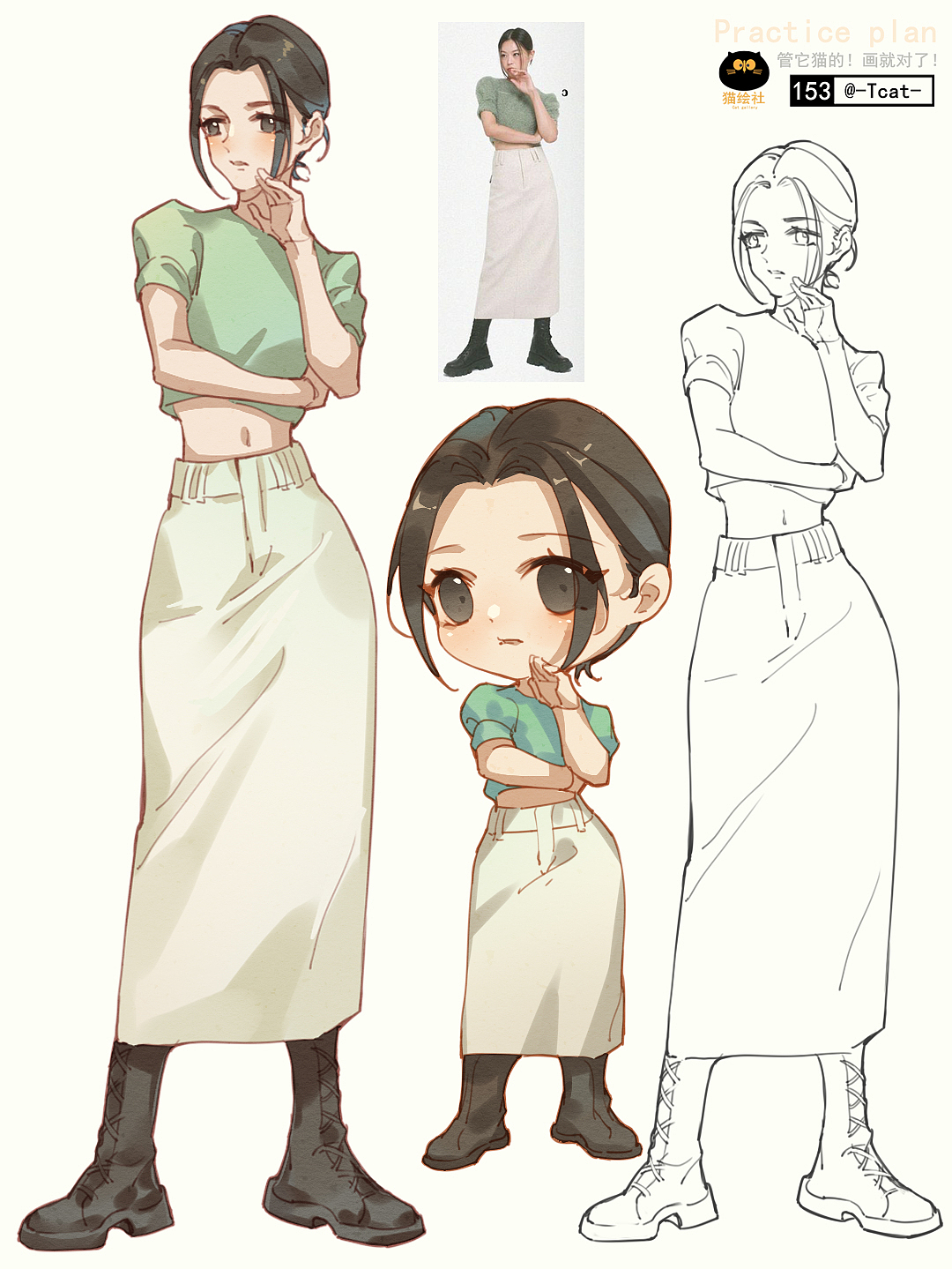 人物速写合集134-183_Tcat-站酷ZCOOL