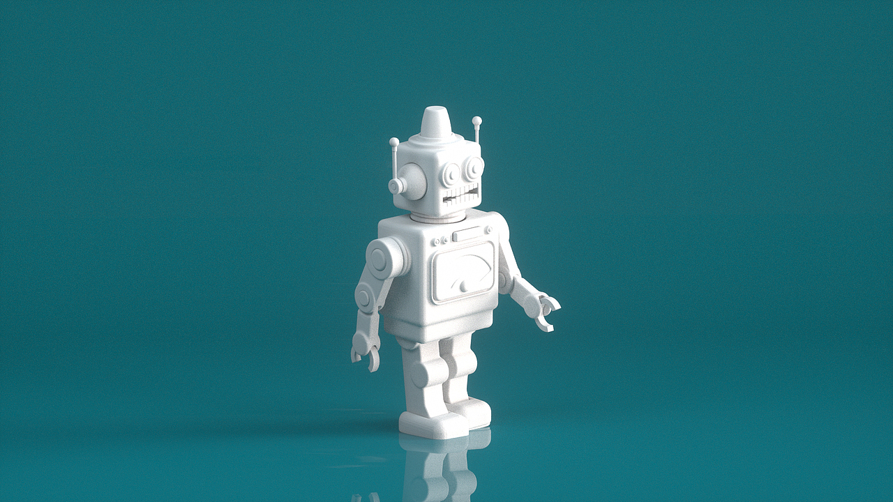 C4D建模渲染-机器人走路_有机枸杞-站酷ZCOOL