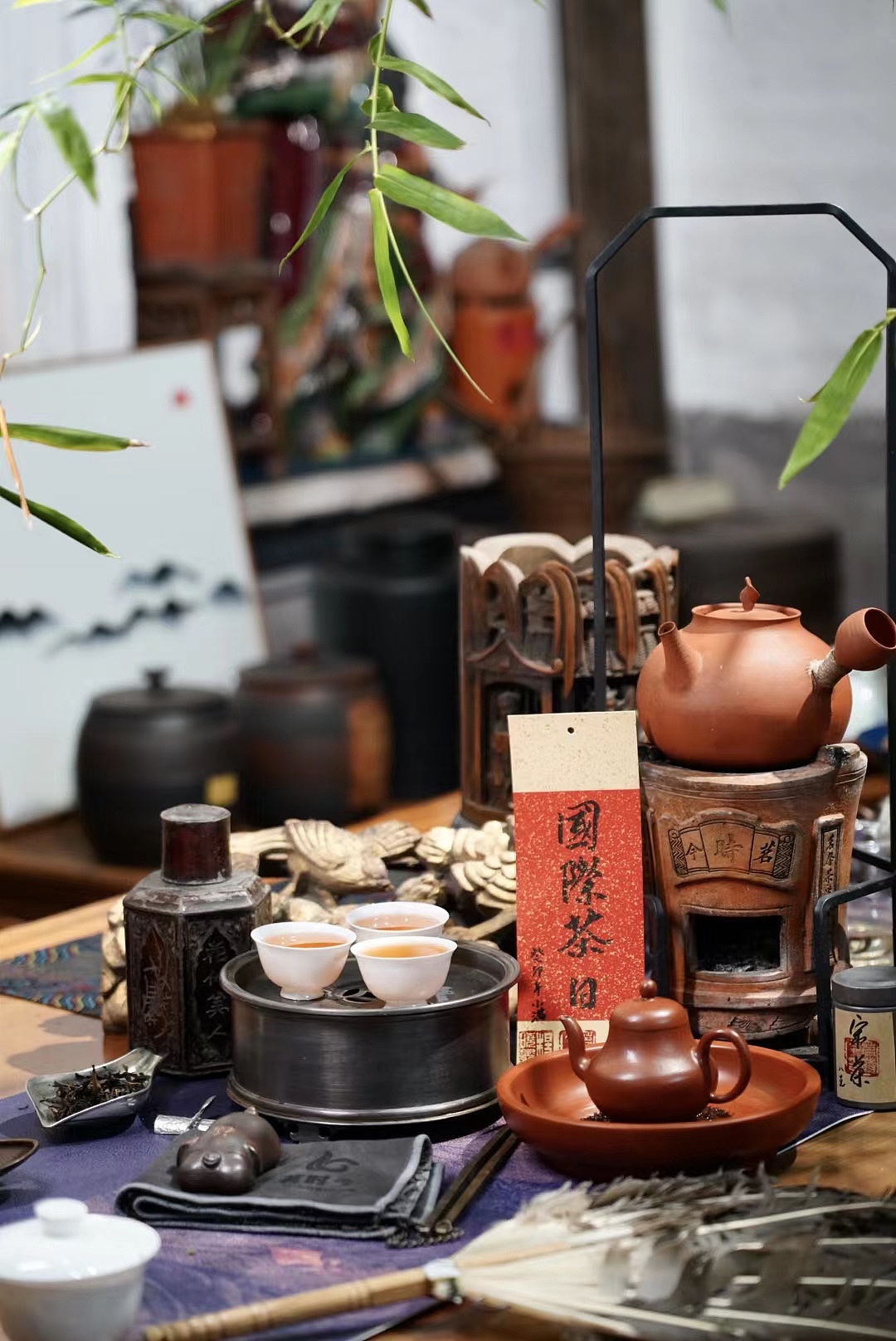 茗时今茶文化国际茶日 中国工夫茶 世界工夫茶 中国茶 _茗时今品牌策划-站酷ZCOOL