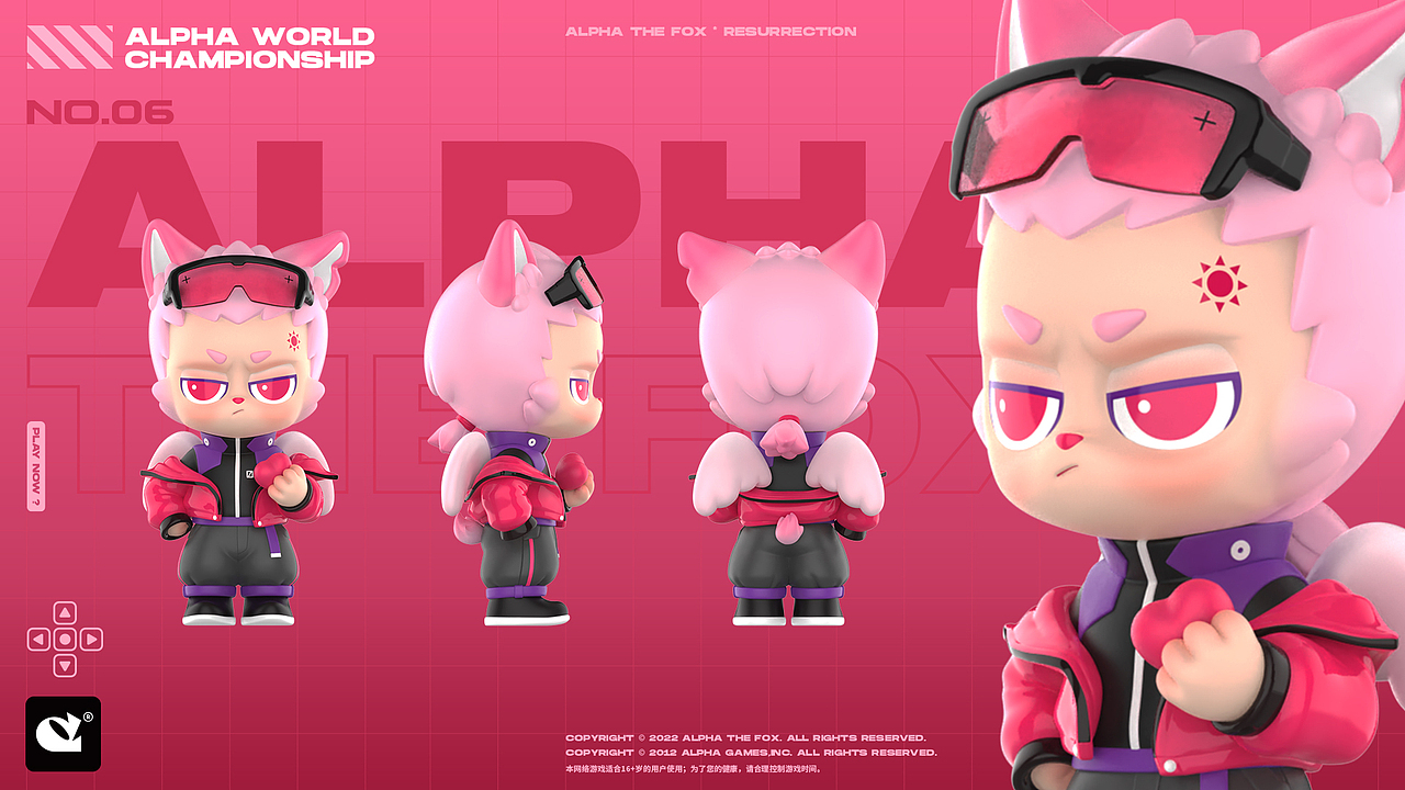 ALPHA THE FOX | AWC赛事进行时_一逃跑的木偶一-站酷ZCOOL