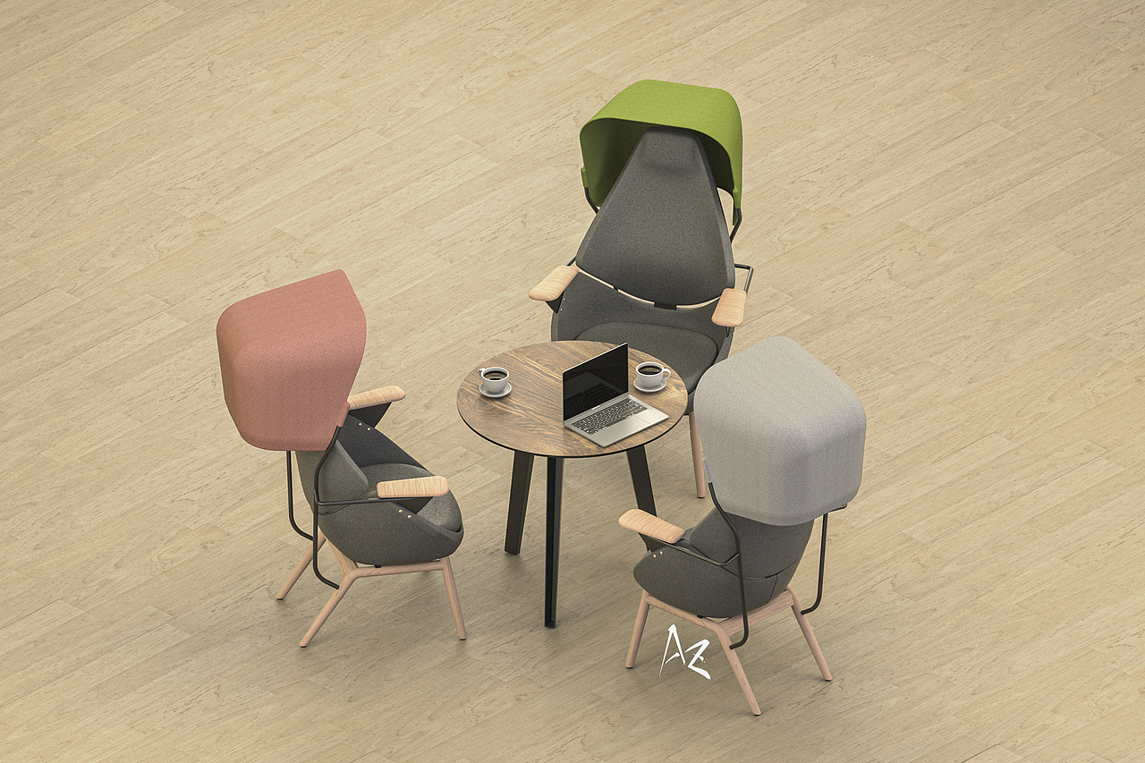 MySpace —— 新型办公休闲椅概念_Azure陳-站酷ZCOOL