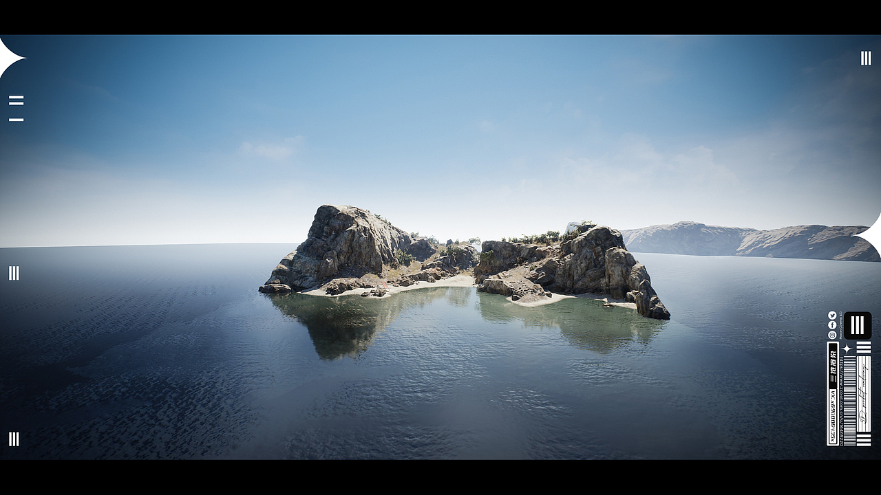 UE5虚幻引擎场景渲染 I 海滩场景_夏先生k-站酷ZCOOL
