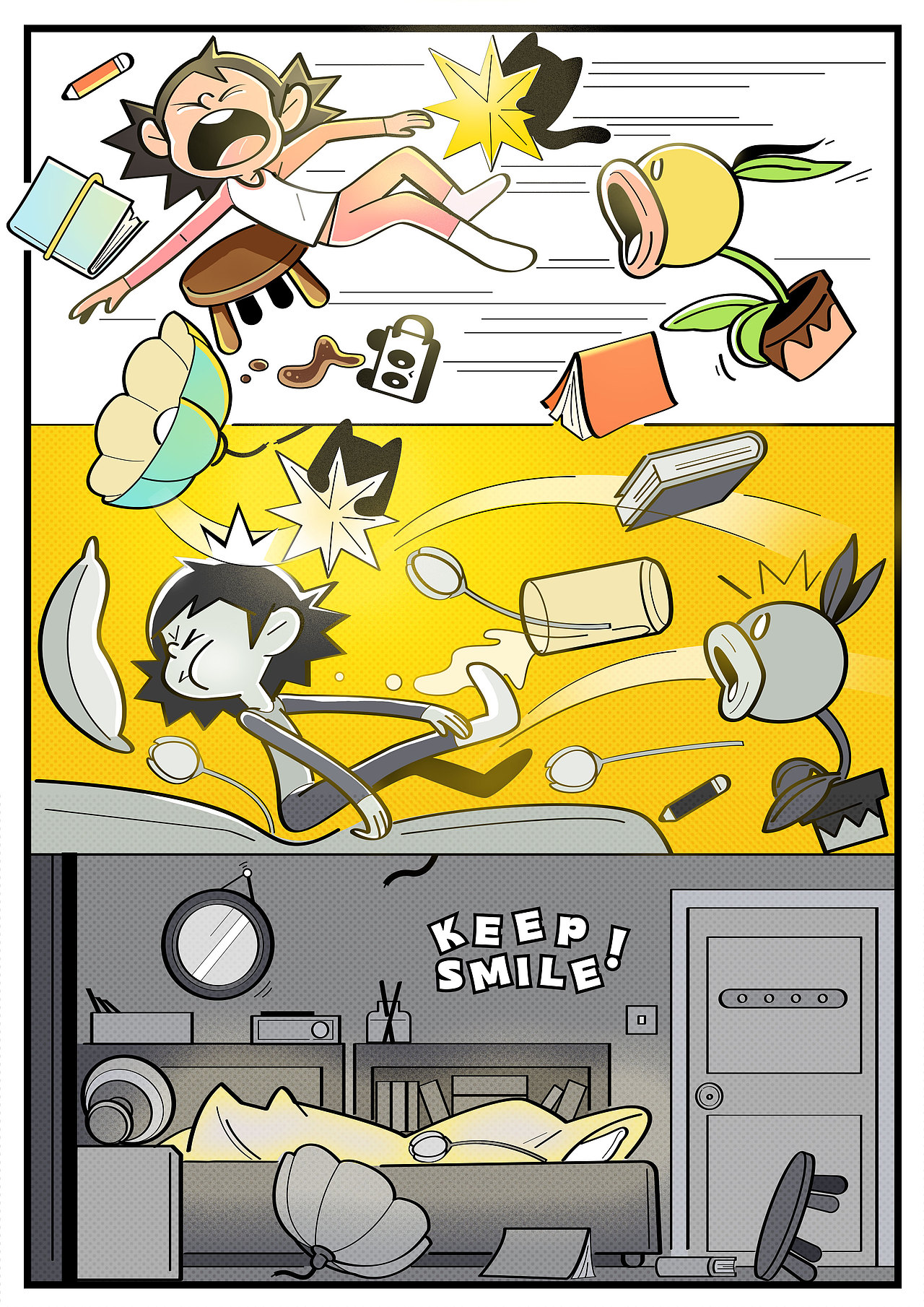 小画家lucky的故事_KEEPSMILE创意-站酷ZCOOL