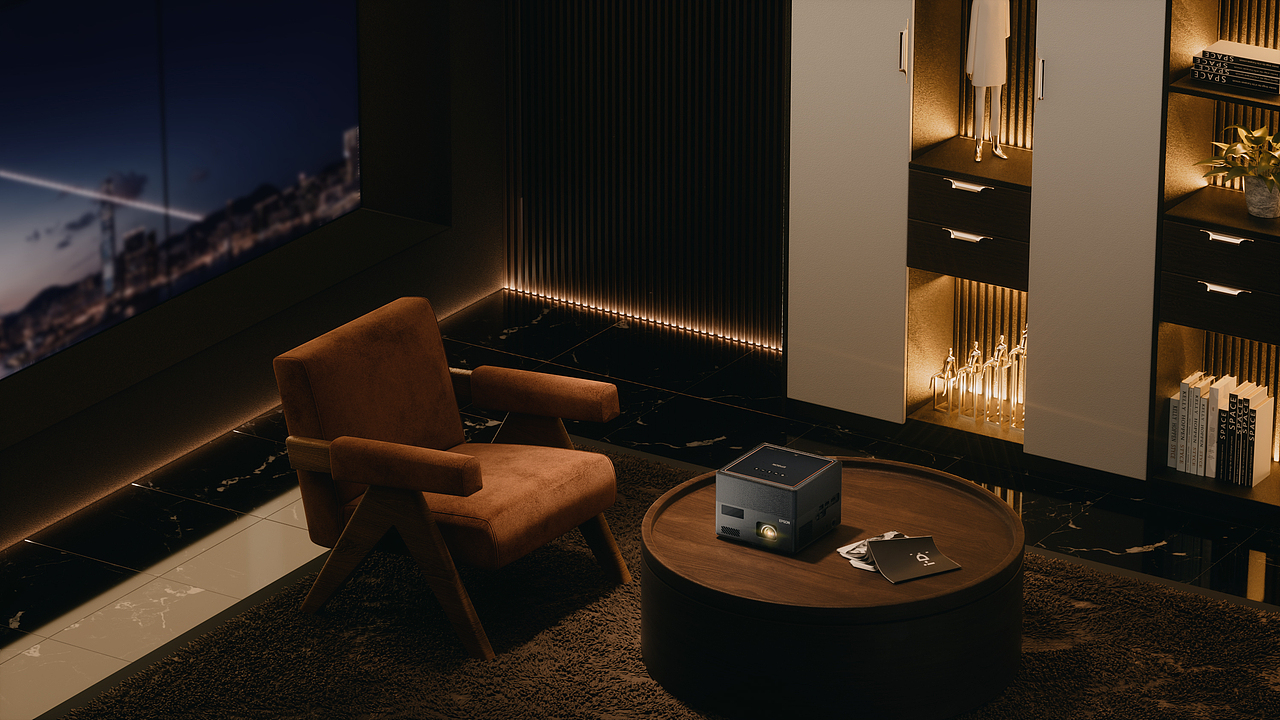 爱普生智能投影仪 | 视觉表现探索 | 场景渲染节选_文竹_北京-站酷ZCOOL