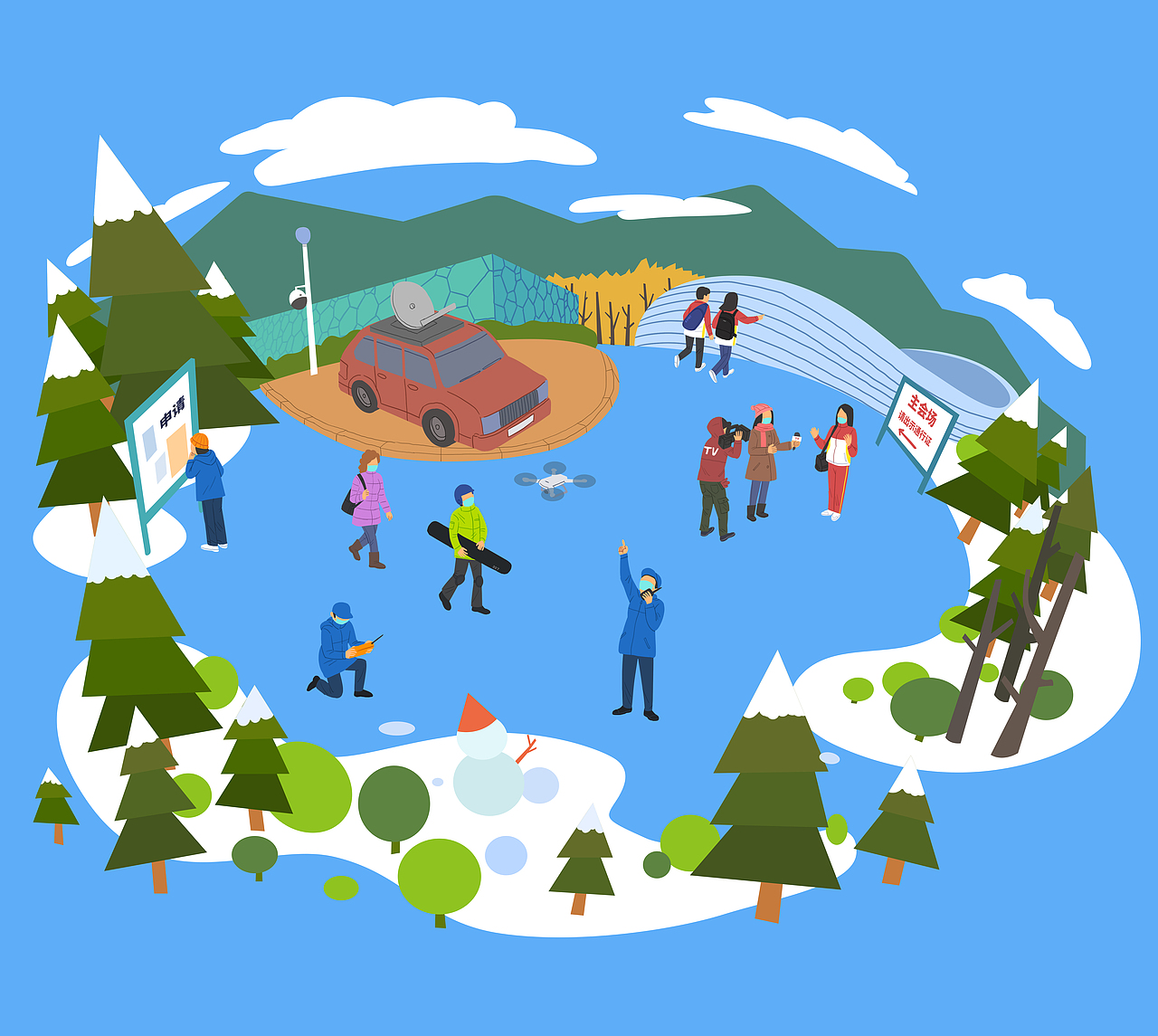 冬奥会与无线电_Erye1993-站酷ZCOOL