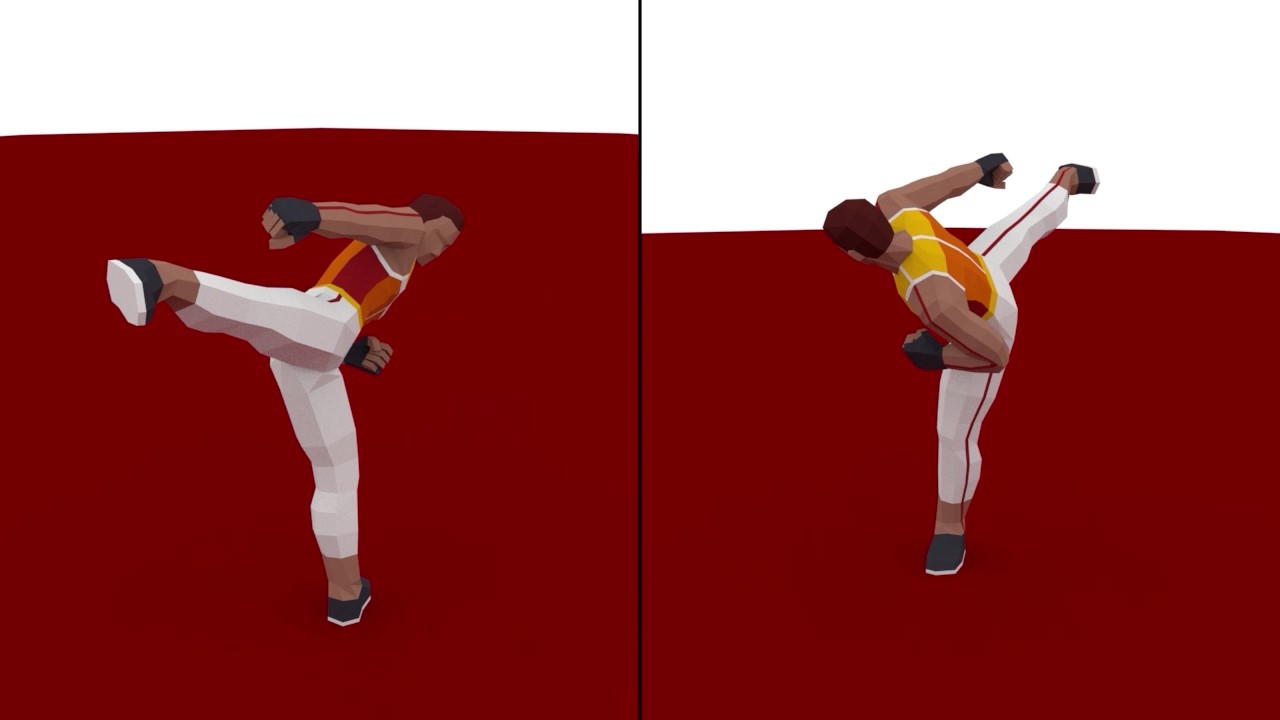 Kick Animation_MaiSato-站酷ZCOOL