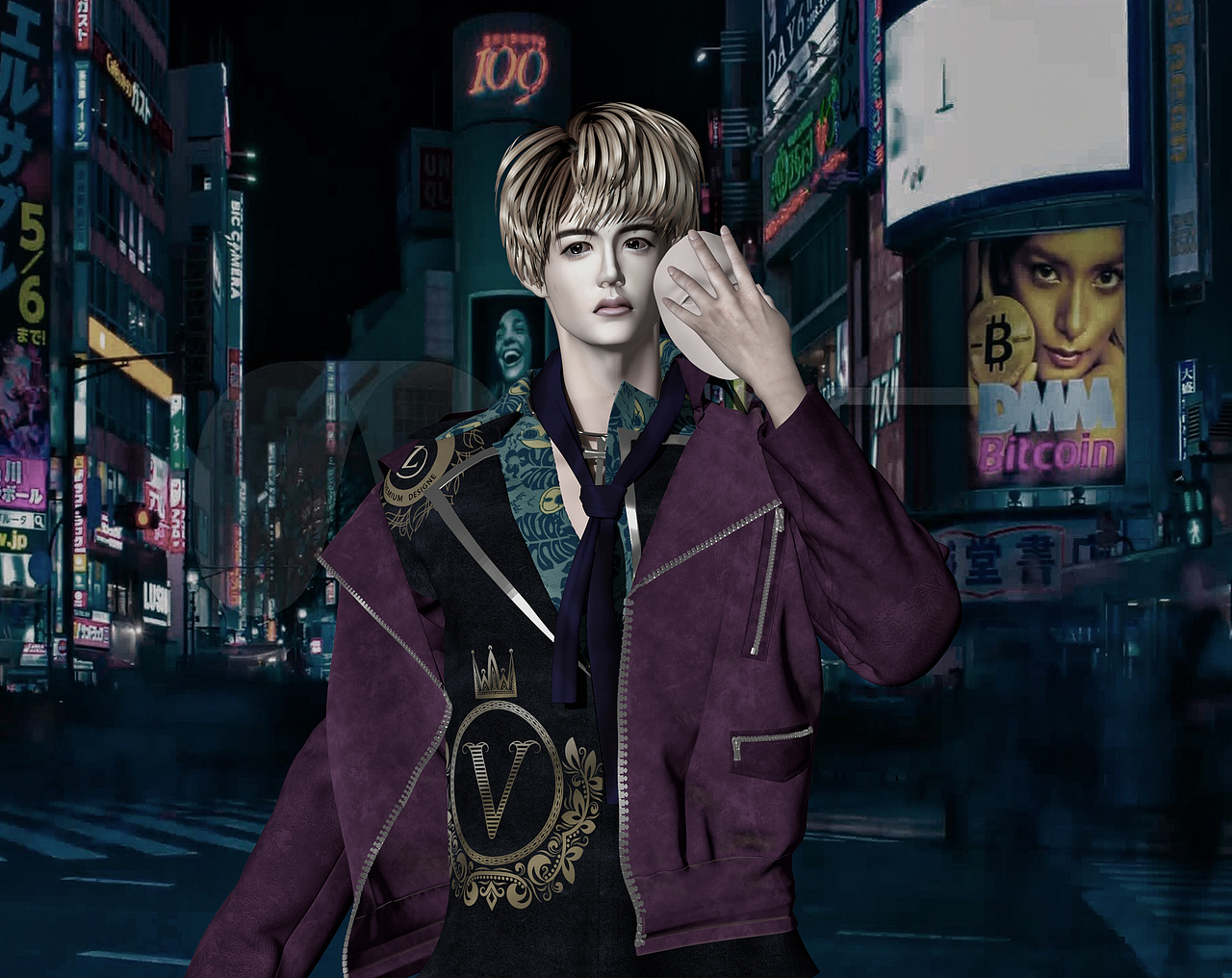 【3D】夜_kittytang2019-站酷ZCOOL