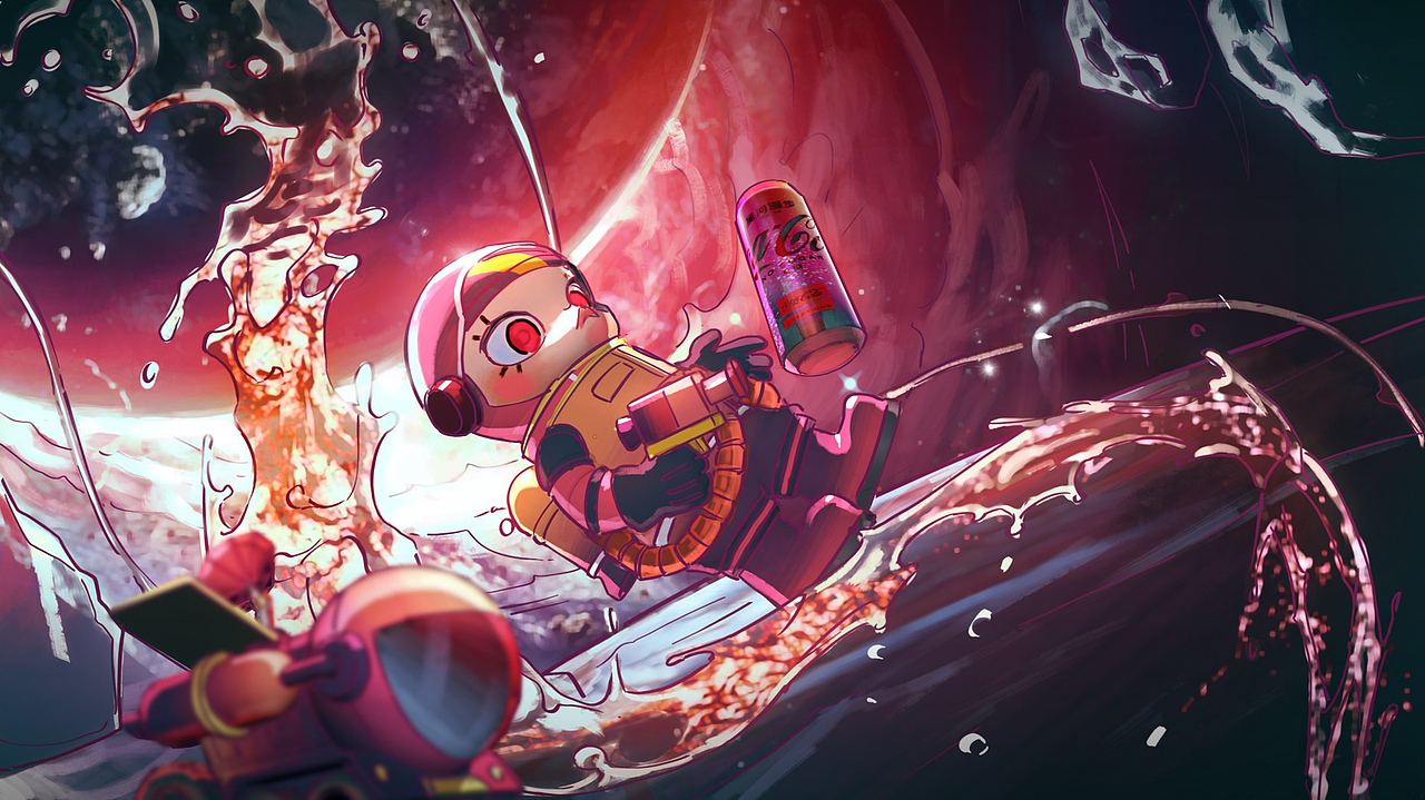 POPMARTx可口可乐 联名KV_后像互动-站酷ZCOOL