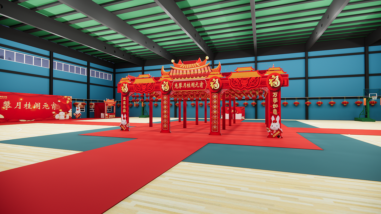 元宵节活动布置_山山黄燕飞-站酷ZCOOL