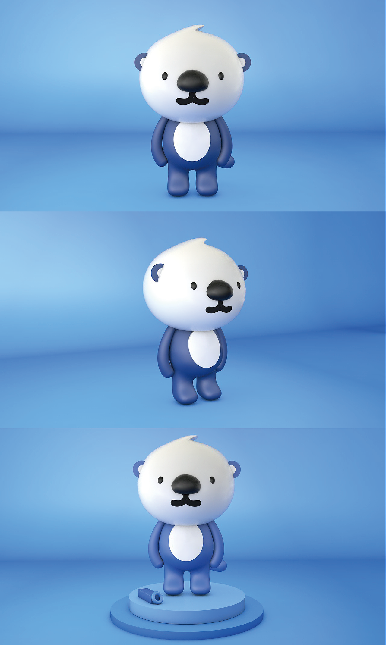 c4d品牌卡通ip形象视觉设计_栩翊-站酷ZCOOL