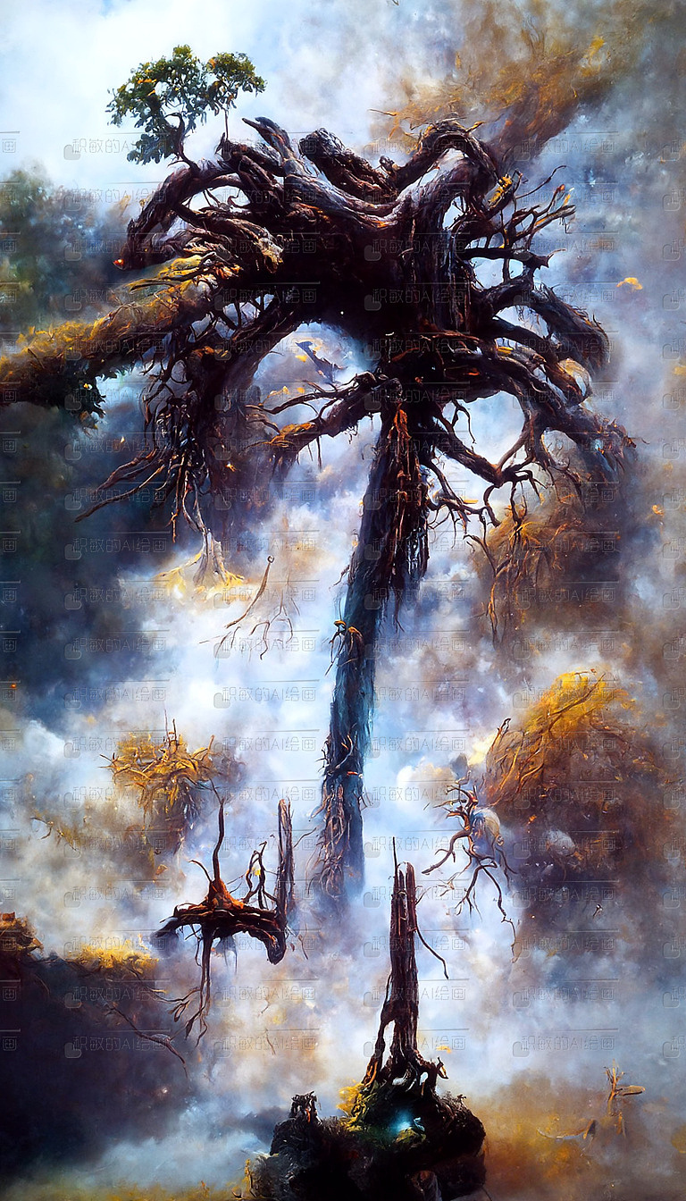 沼泽·ai人工智能绘画艺术 挑战一张封神积敏的ai绘画 站酷zcool 