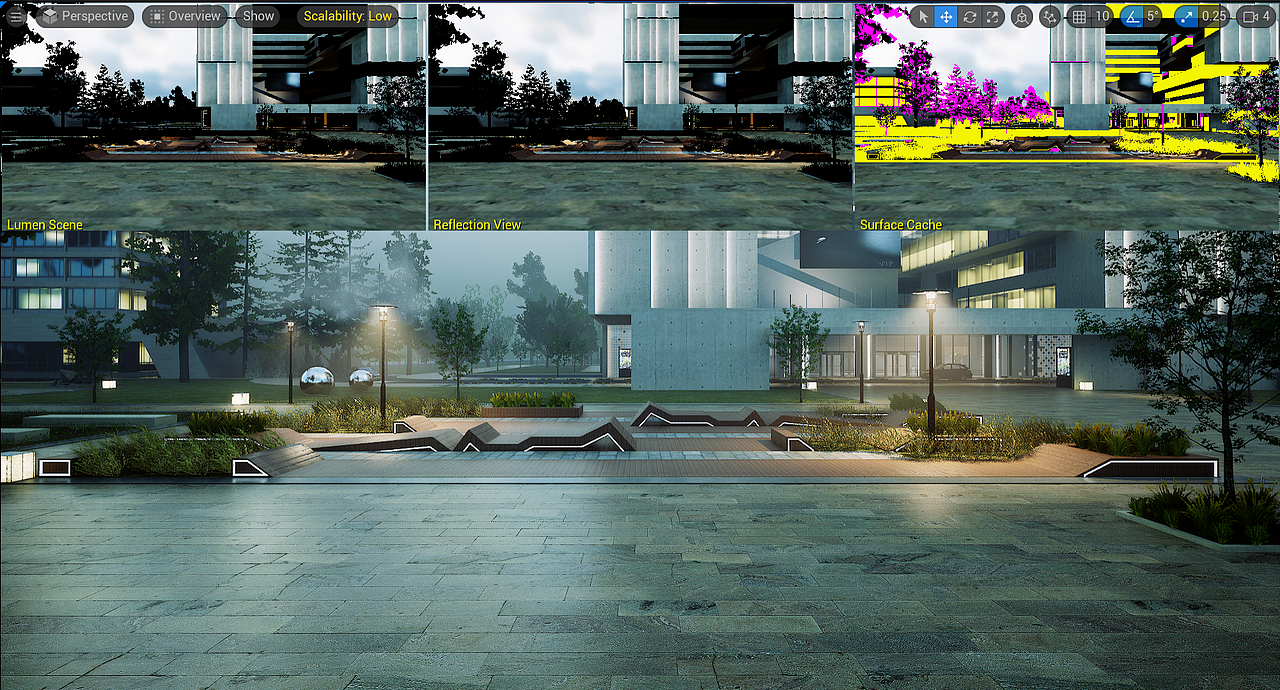 UE5_全Lumen环境HDR光效_现状_xinsenc-站酷ZCOOL