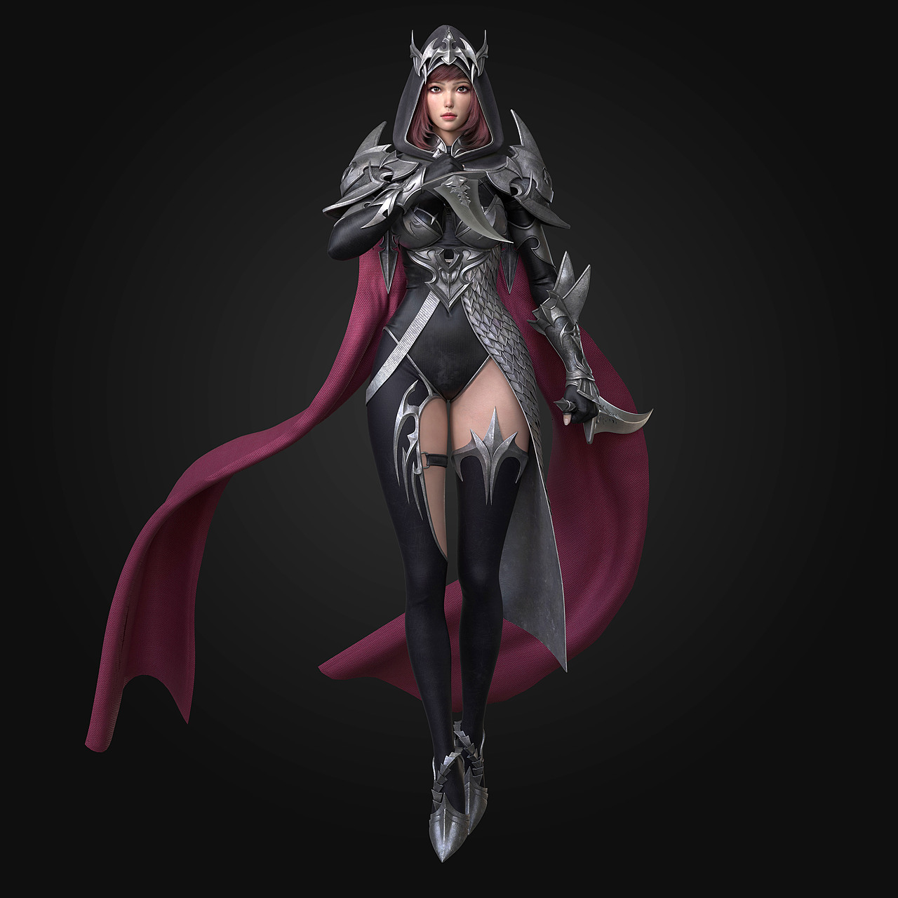 全身CG女性角色_芝麻兄-站酷ZCOOL