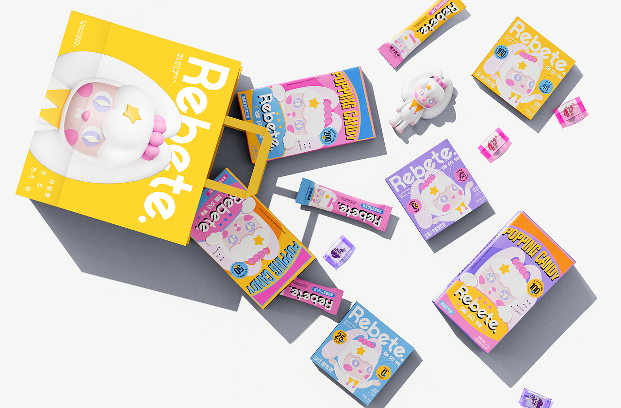 整点彩蛋X瑞贝特Rebete品牌视觉设计_整点彩蛋-站酷ZCOOL