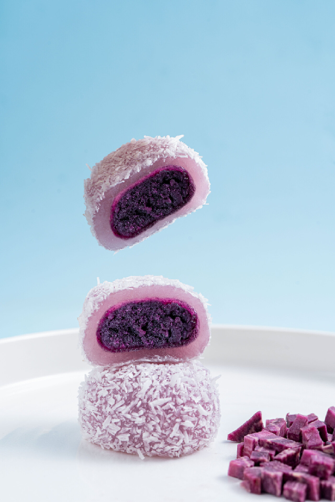 糯米糍雪媚娘和菓子日式甜品糯米糕点拍摄摄影美食摄影野鸦原创作品 站酷zcool