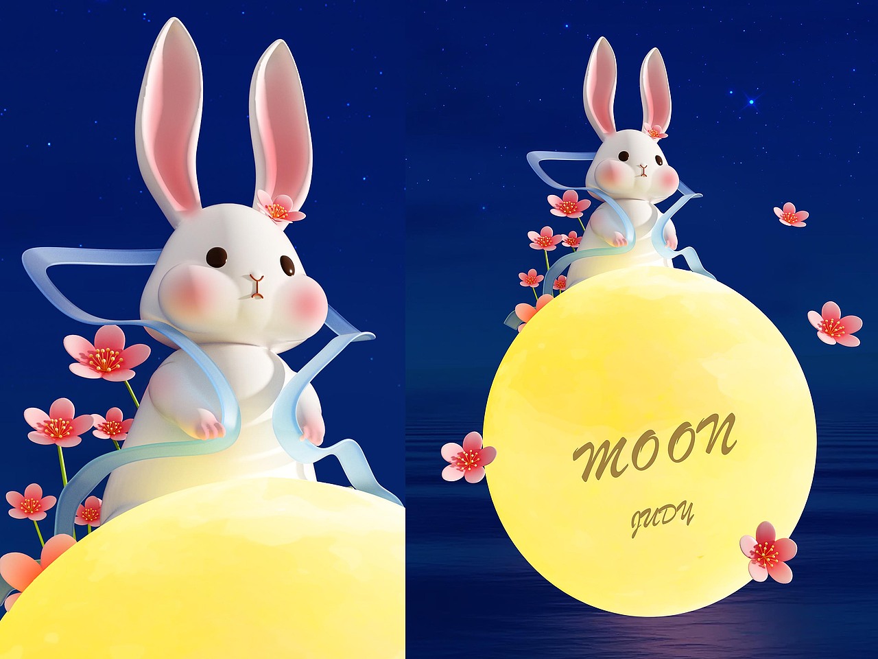 可爱小兔兔_伊人JUDY-站酷ZCOOL