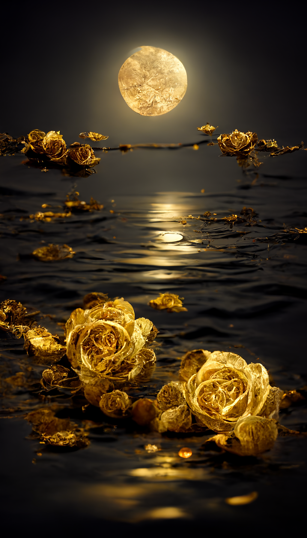 金色玫瑰海洋_lion_xyy-站酷ZCOOL