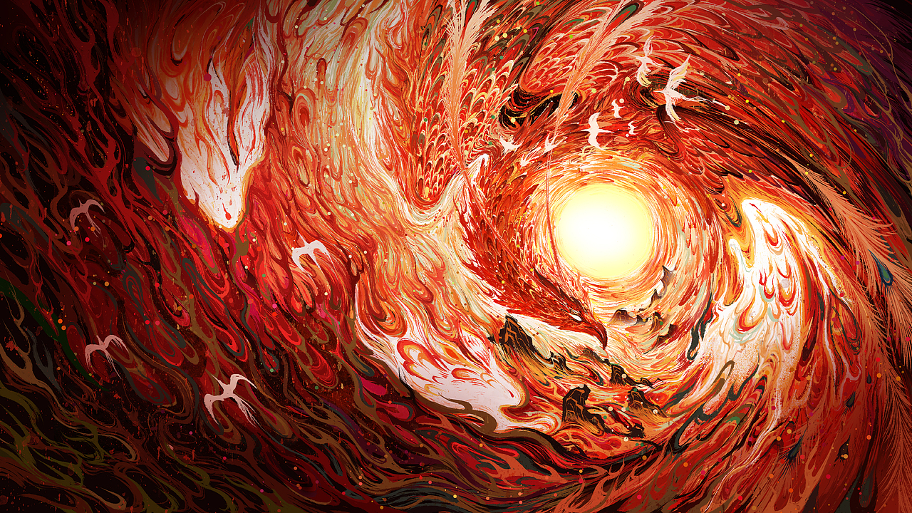 兔年，赤焰燎原_whatever蒋-站酷ZCOOL