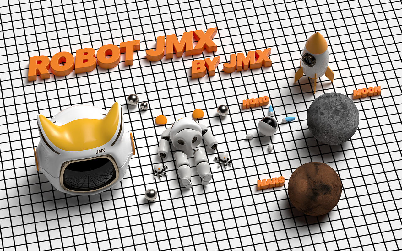 ROBOTO JMX 丨 Q版机器人IP形象设计_君莫笑zz-站酷ZCOOL