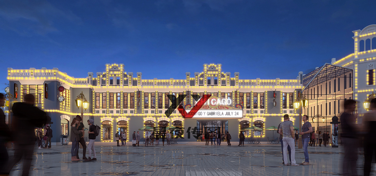 室外||建筑外立面夜景_苏梦琪呀-站酷ZCOOL