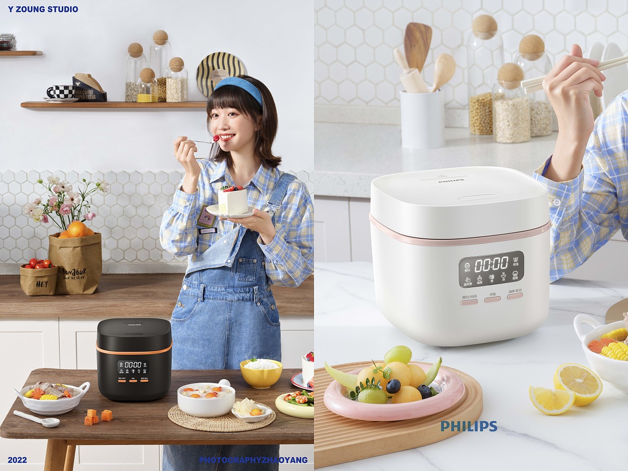 安笙摄影|电器品牌「PHILIPS」电饭煲空气炸锅kv拍摄_安笙摄影工作室-站酷ZCOOL