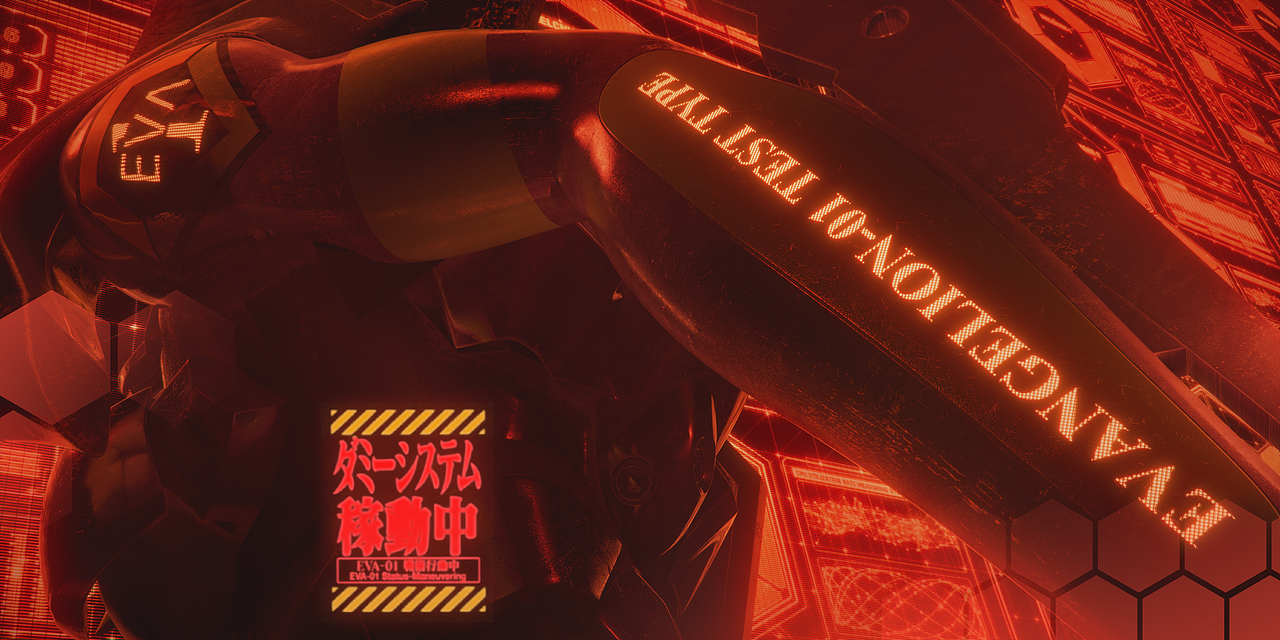 EVA-新世纪福音战士 | octane_凌晨两点改图-站酷ZCOOL