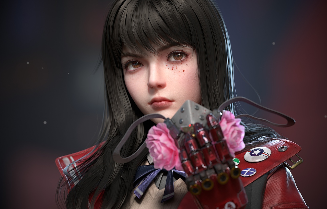 机甲系少女来袭，也泰酷辣吧！_依古奈斯eugin-站酷ZCOOL