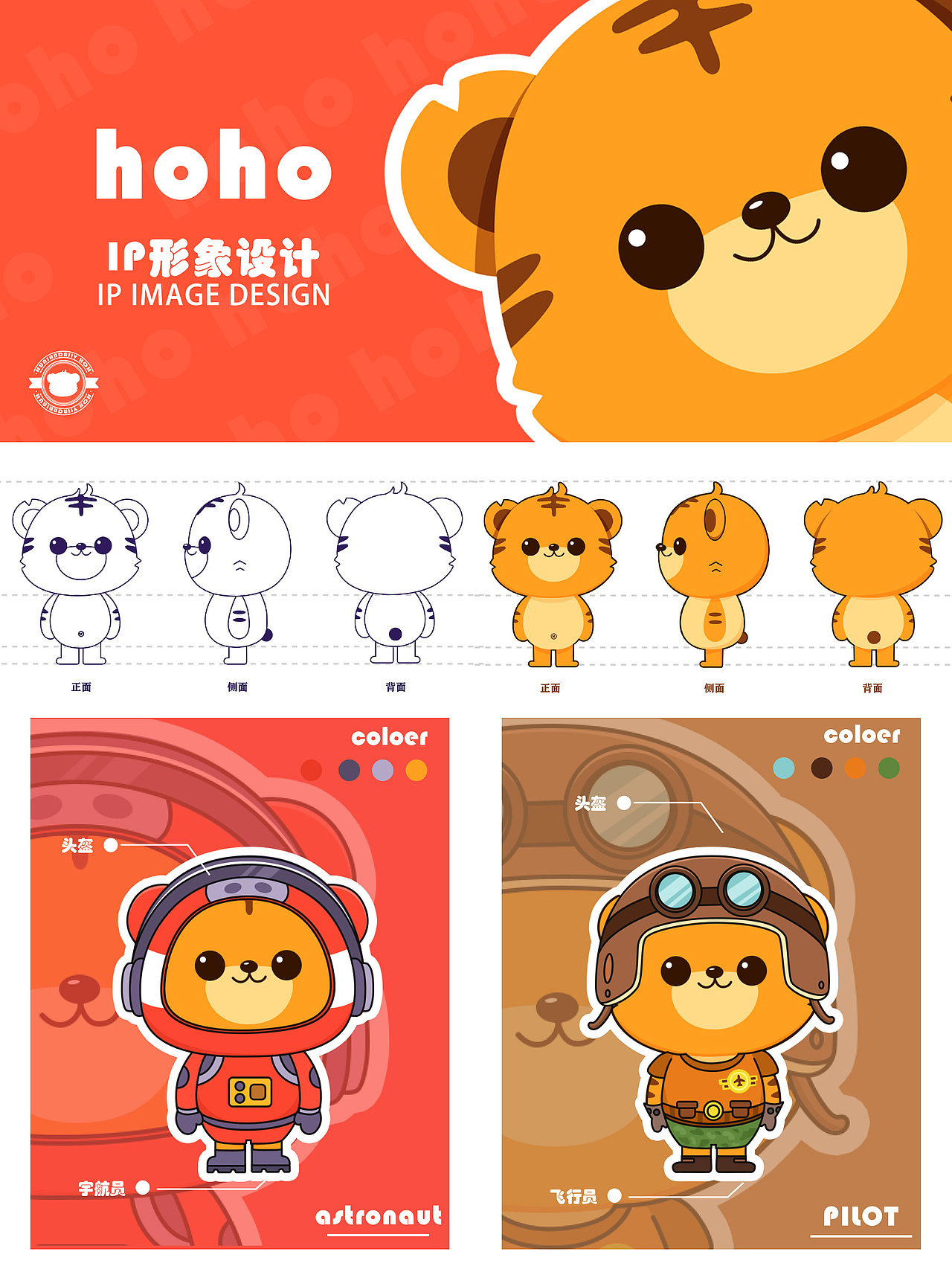 【hoho】 虎年IP|IP形象|原创IP设计_木嚯嚯_-站酷ZCOOL