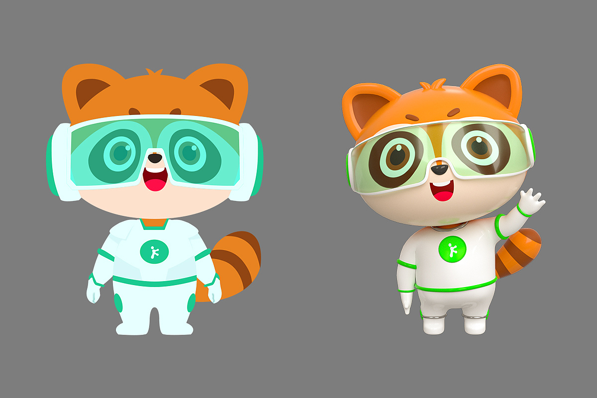 公司IP形象/C4D_网恋被骗三百块-站酷ZCOOL