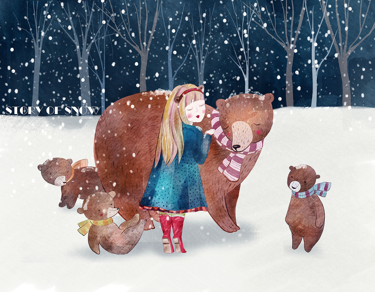 绘本练习_MS鹿悠悠-站酷ZCOOL