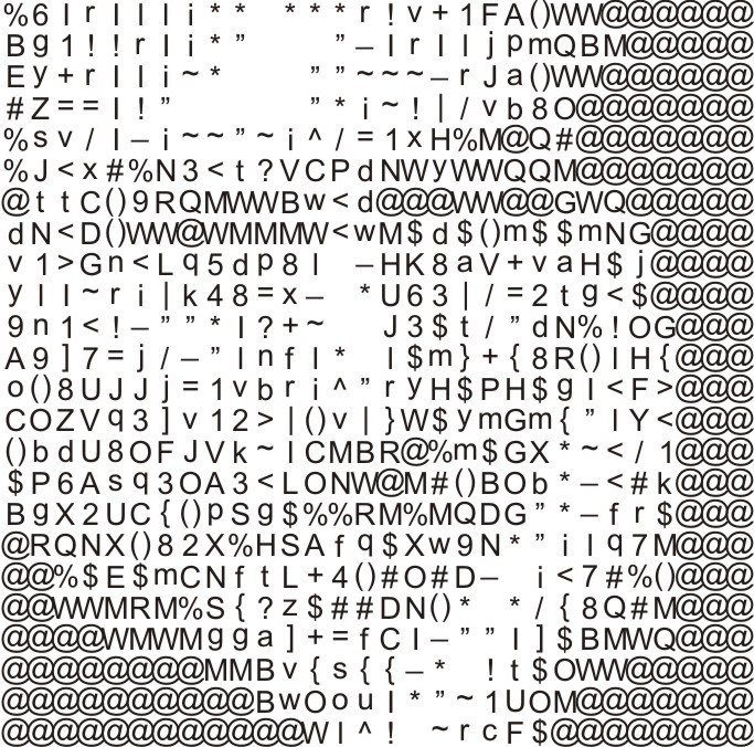 【共享插件005】ASCII字符画_阿摩那-站酷ZCOOL