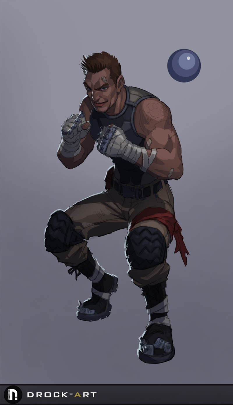 DROCK原画概念设计 | 人物角色设定上色过程图_DRockArt-站酷ZCOOL