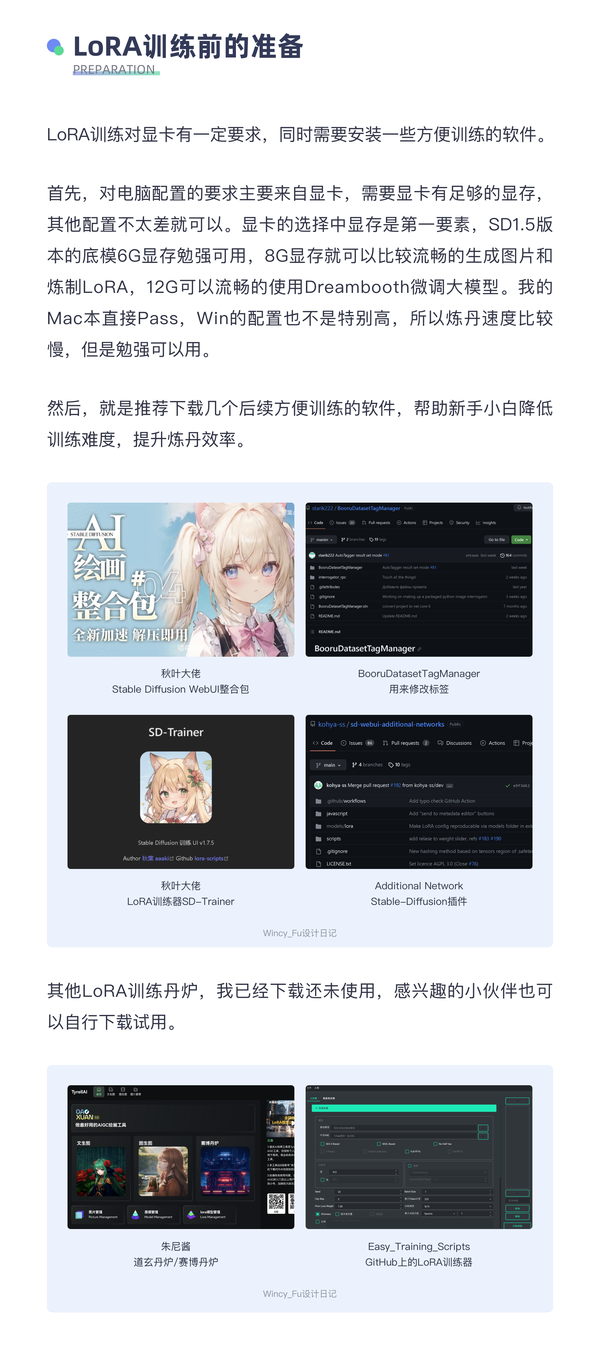 Stable-Diffusion LoRA模型训练教程（新手篇）｜LoRA训练个人经验总结与复盘_Wincy_Fu-站酷ZCOOL