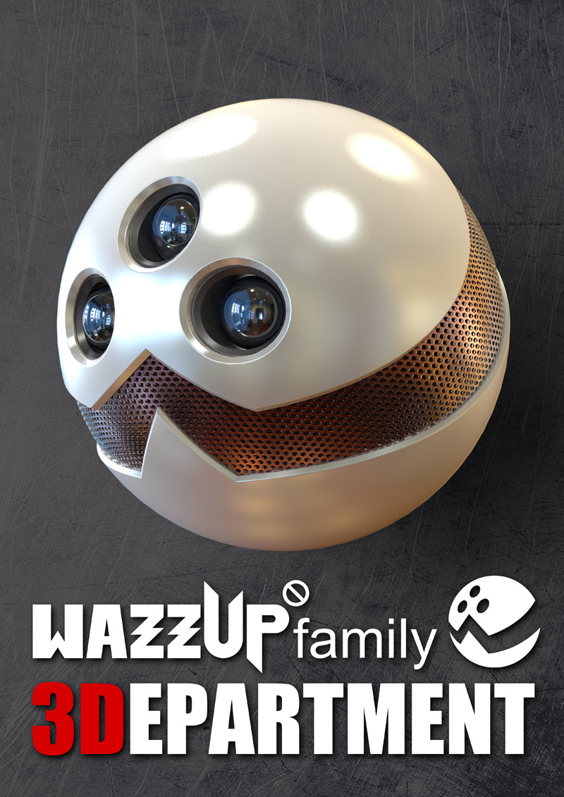 WAZZUP family LOGO的立体化过程_INSON_SONG-站酷ZCOOL